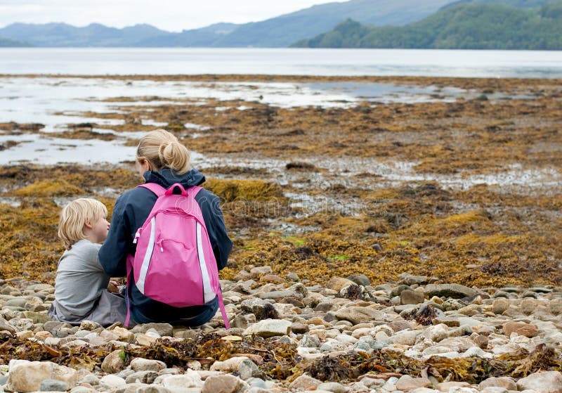 Family exploring scotland stock photo. Image of adults - 21267672