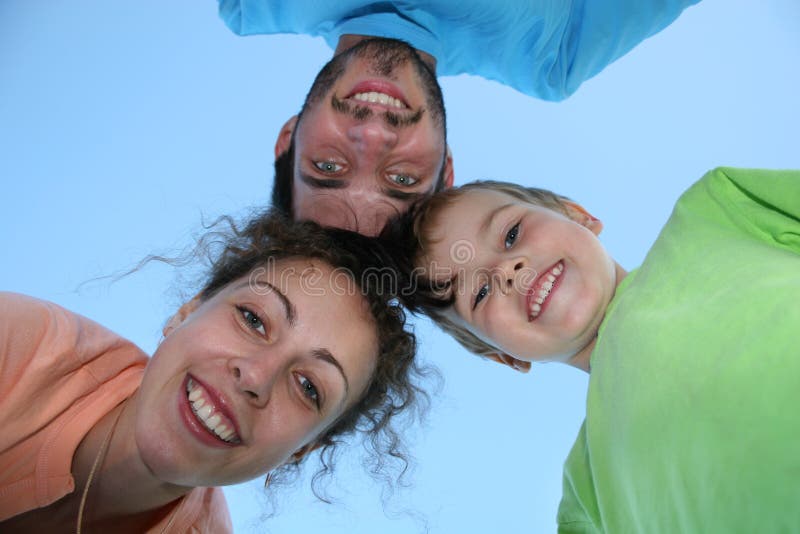 Family faces stock photo. Image of attractive, couple - 1030784