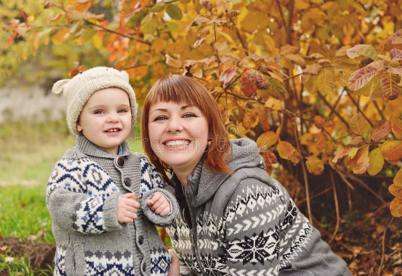Family in fall stock image. Image of child, autumn, fall - 47256307