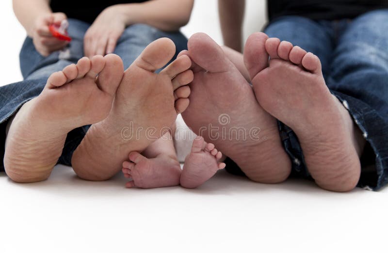 Family feet stock image. Image of mother, family, child - 13399757