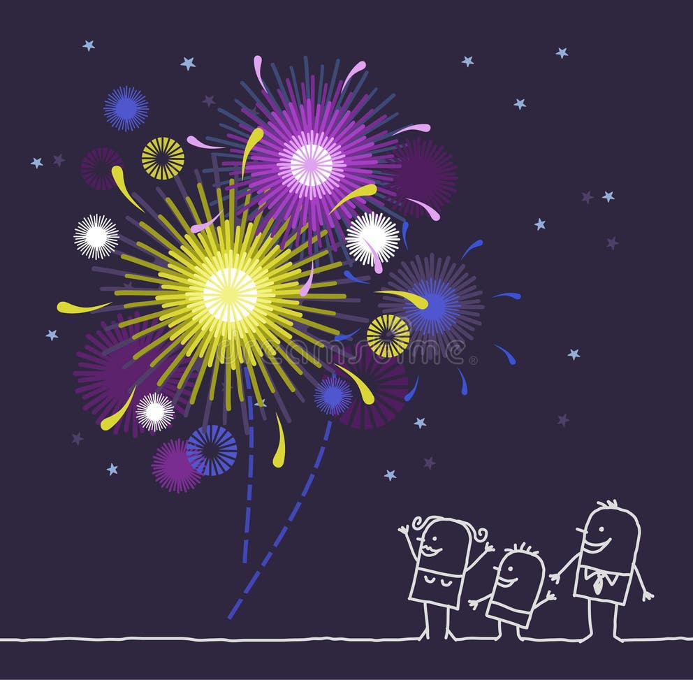 Firework Characters Stock Illustrations – 345 Firework Characters Stock ...