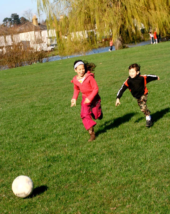 Family football fun stock image. Image of lifestyle, brother - 2147095