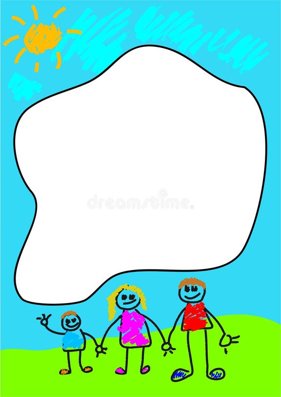 Family Border Design Stock Illustrations – 16,369 Family Border Design ...