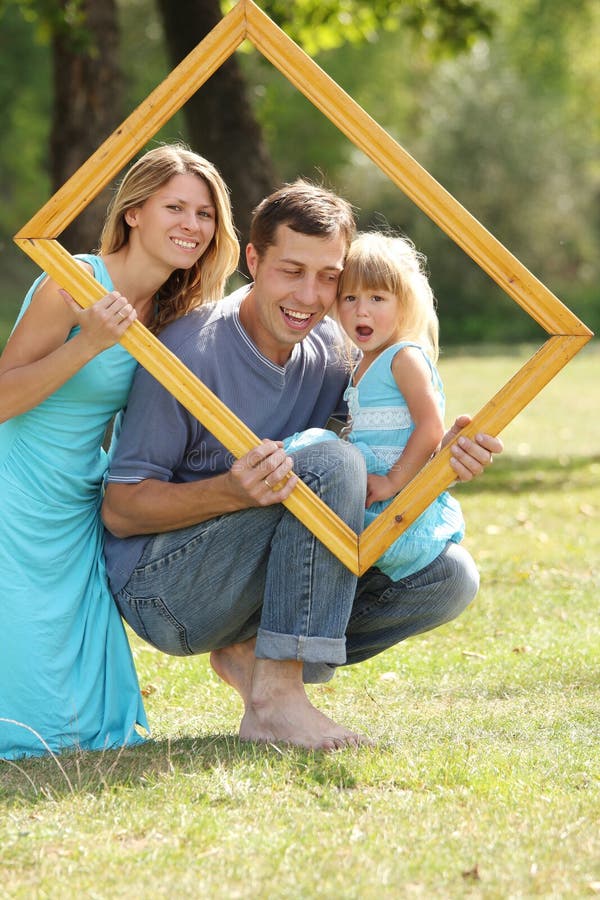Family in a frame stock photo. Image of wife, camera - 28832122
