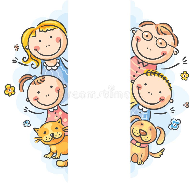Family frame/borders stock vector. Illustration of stick - 44609893
