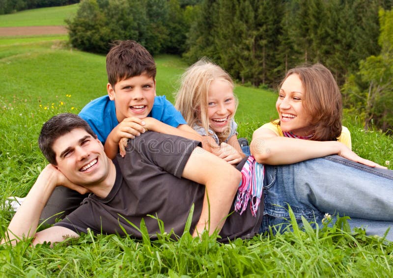 Family-fun 7 stock photo. Image of carry, playful, nature - 10702164