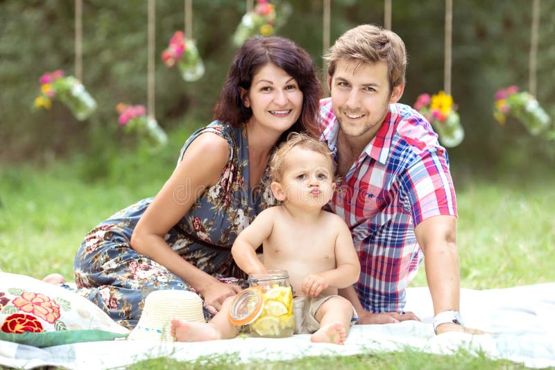 Family fun outside stock image. Image of lemon, child - 54881723