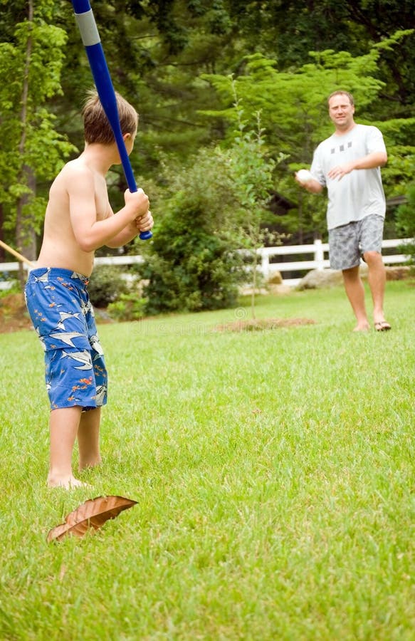 Family Fun/ Playing Ball stock image. Image of male, learning - 5553973