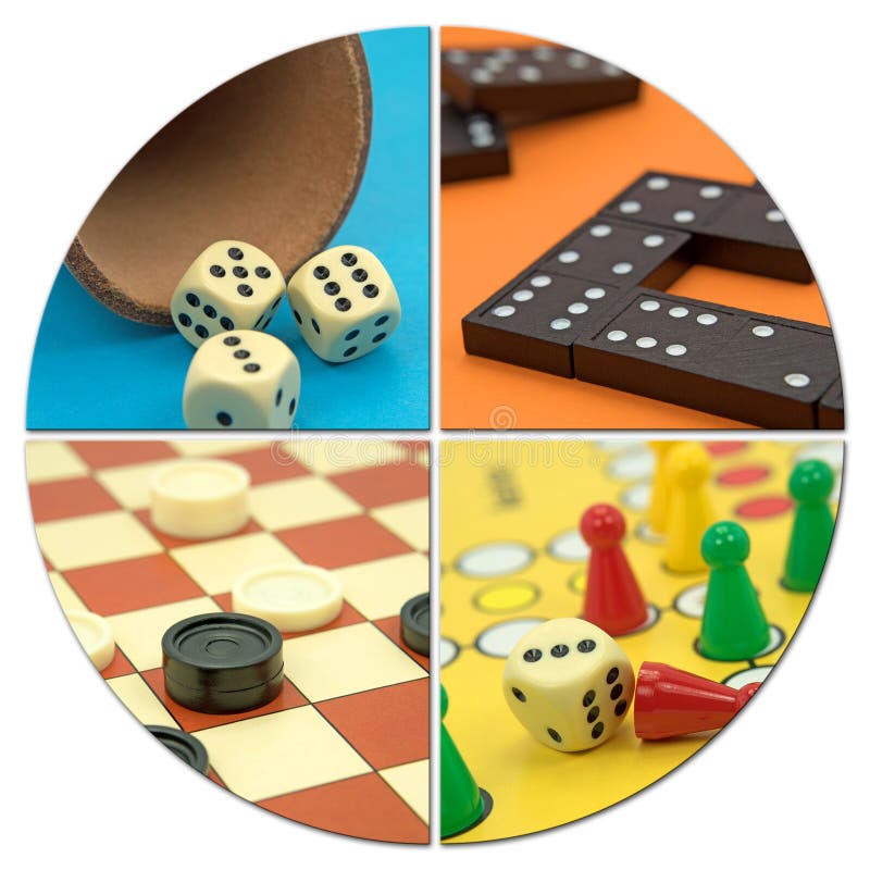 Family games in a collage stock image. Image of relax - 376417425