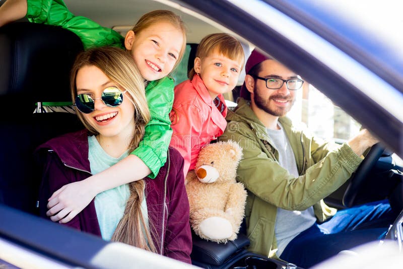 Family going on a trip stock image. Image of parents - 96594769