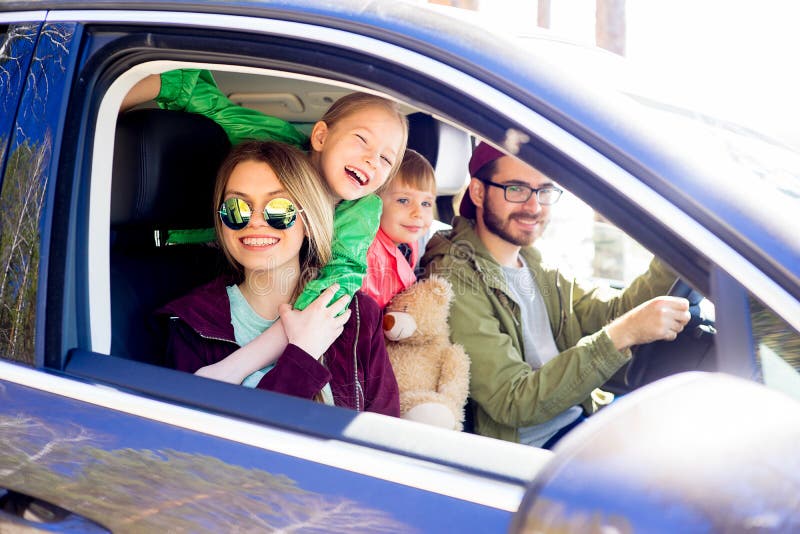 Family going on a trip stock photo. Image of holiday - 96594706