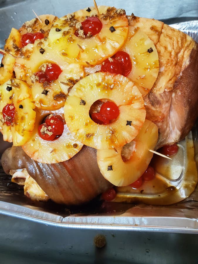 Family Ham pineapple stock image. Image of fruit, pineapple - 167361085