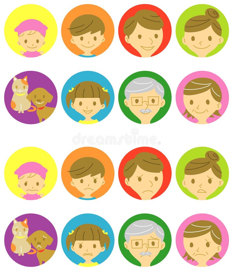 12+ Faces family icon Free Stock Photos - StockFreeImages