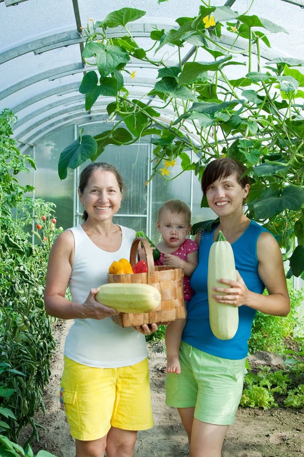 Family with harvest stock image. Image of caucasian, organic - 22046345
