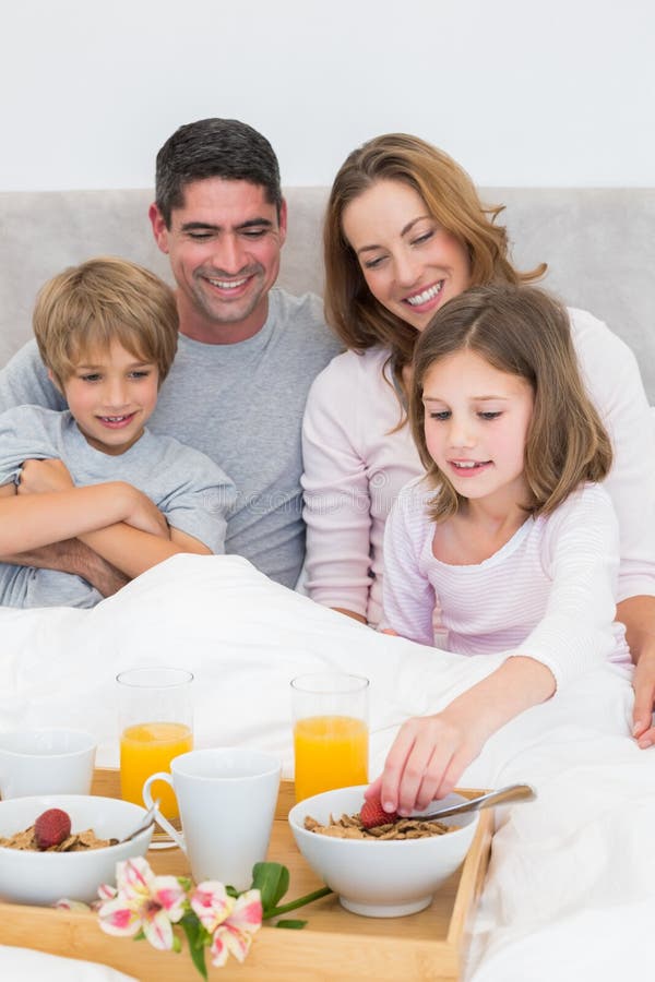 Family having breakfast stock image. Image of people - 37816809