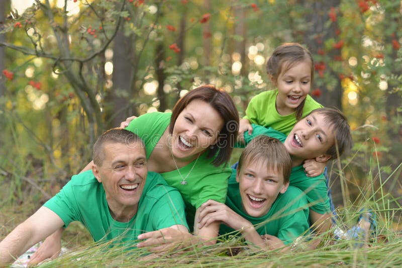 Family having fun outdoors stock photo. Image of male - 93362190