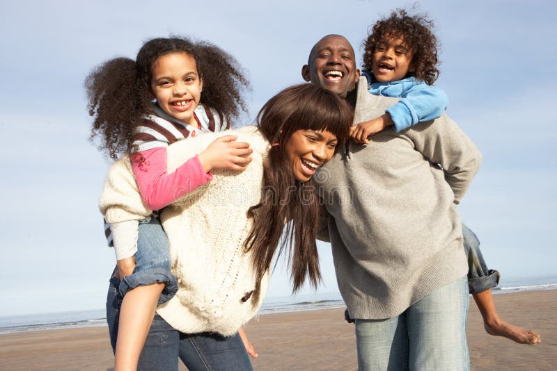 Family Having Burgers Off the Grill Stock Image - Image of beach, copy ...