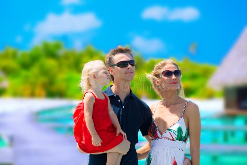 Having Fun on a Tropical Beach Stock Image - Image of happiness, sand ...