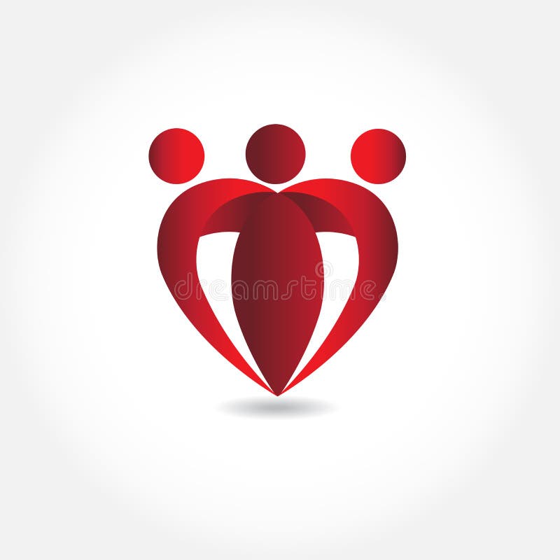 Couples Team Heart Logo Stock Illustrations – 48 Couples Team Heart ...
