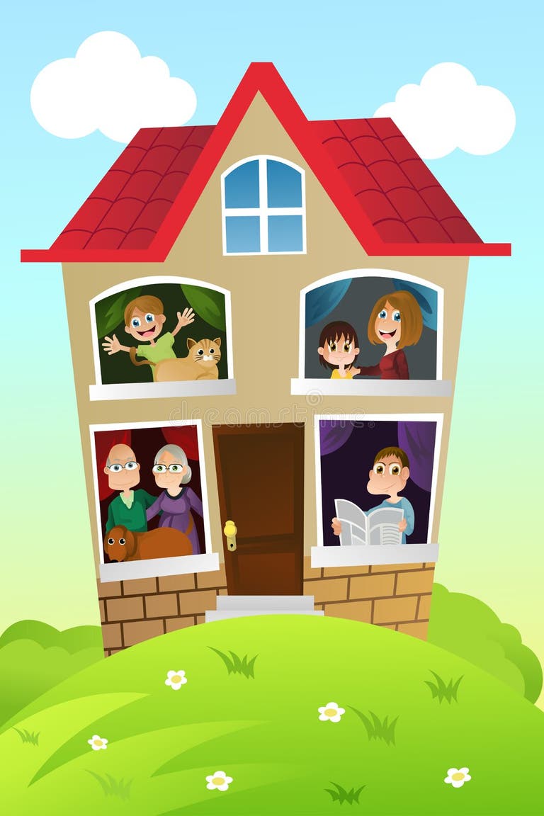 Family Home Dog Cartoon Stock Illustrations – 3,711 Family Home Dog ...