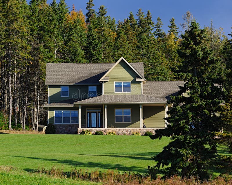 Family Home stock image. Image of built, landscape, fancy - 10353503