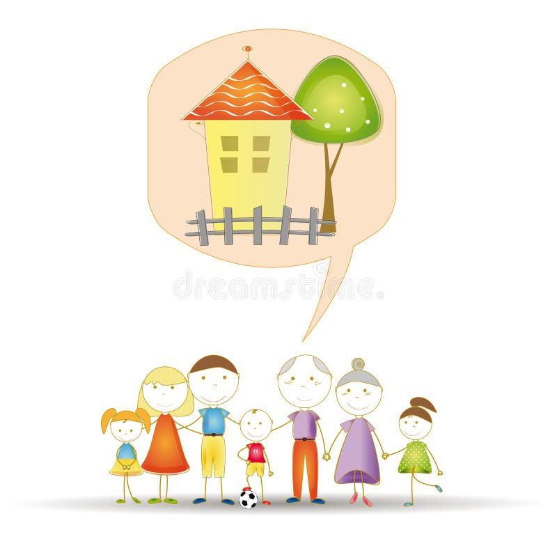 Animated Family Stock Illustrations – 10,456 Animated Family Stock ...