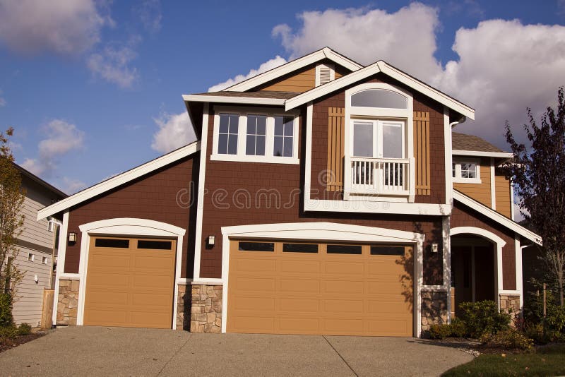 Family house stock photo. Image of housing, large, contemporary - 27937588