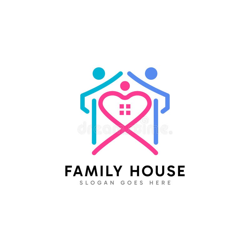 Family House Logo Stock Illustrations – 20,265 Family House Logo Stock ...