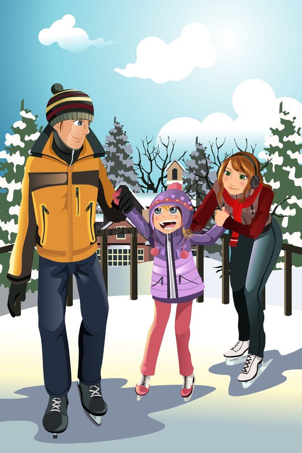 Ice Skating Cartoon Stock Illustrations – 8,716 Ice Skating Cartoon ...