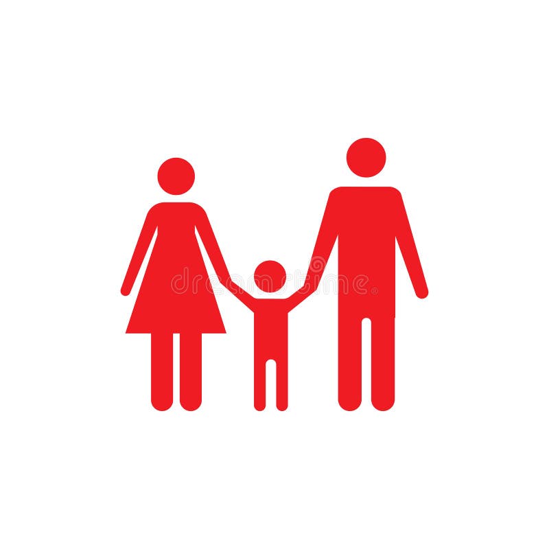 Family Icon Design Template Vector Graphic Illustration Stock Vector ...