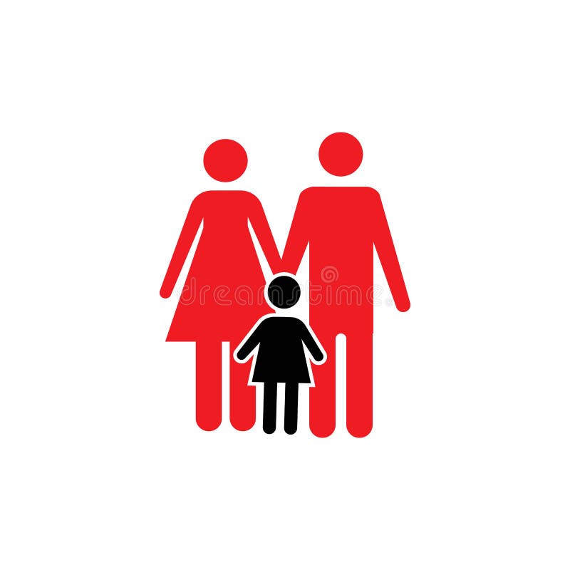 Family Icon Design Template Vector Graphic Illustration Stock Vector ...