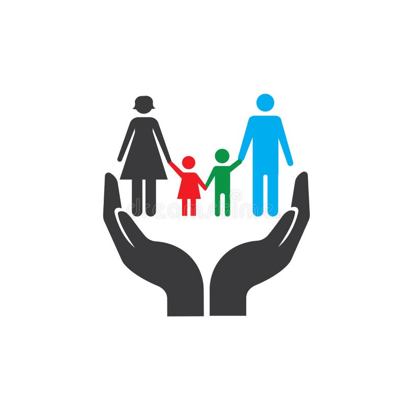 Family Icon Design Template Vector Graphic Illustration Stock Vector ...