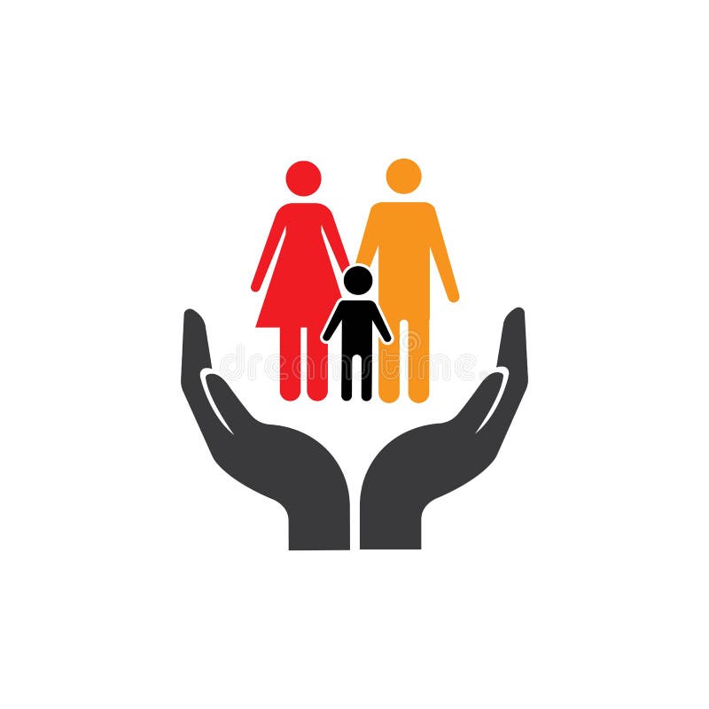 Family Icon Design Template Vector Graphic Illustration Stock Vector ...