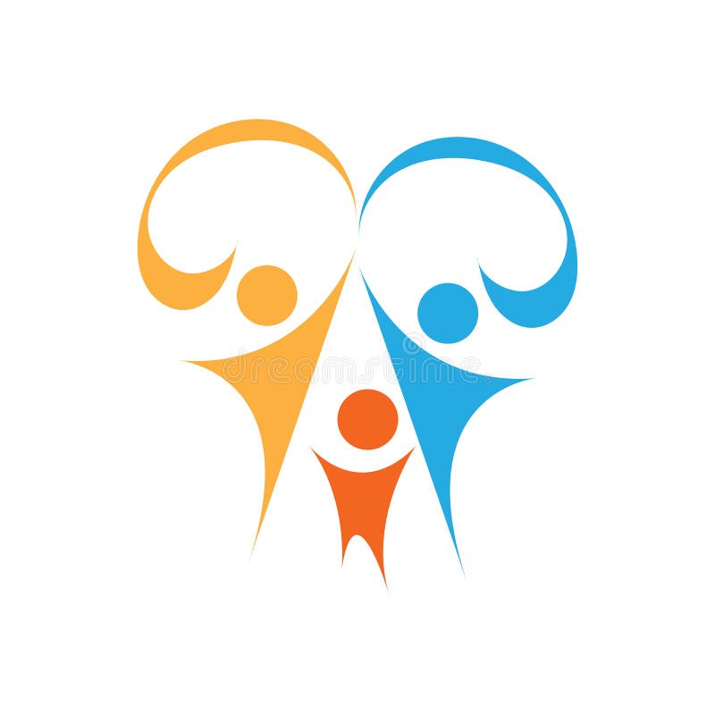 Family Icon Design Template Vector Graphic Illustration Stock ...