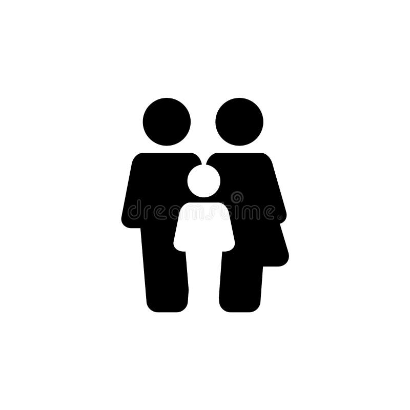 Family Icon Vector . Flat Sign for Using in the App Stock Illustration ...