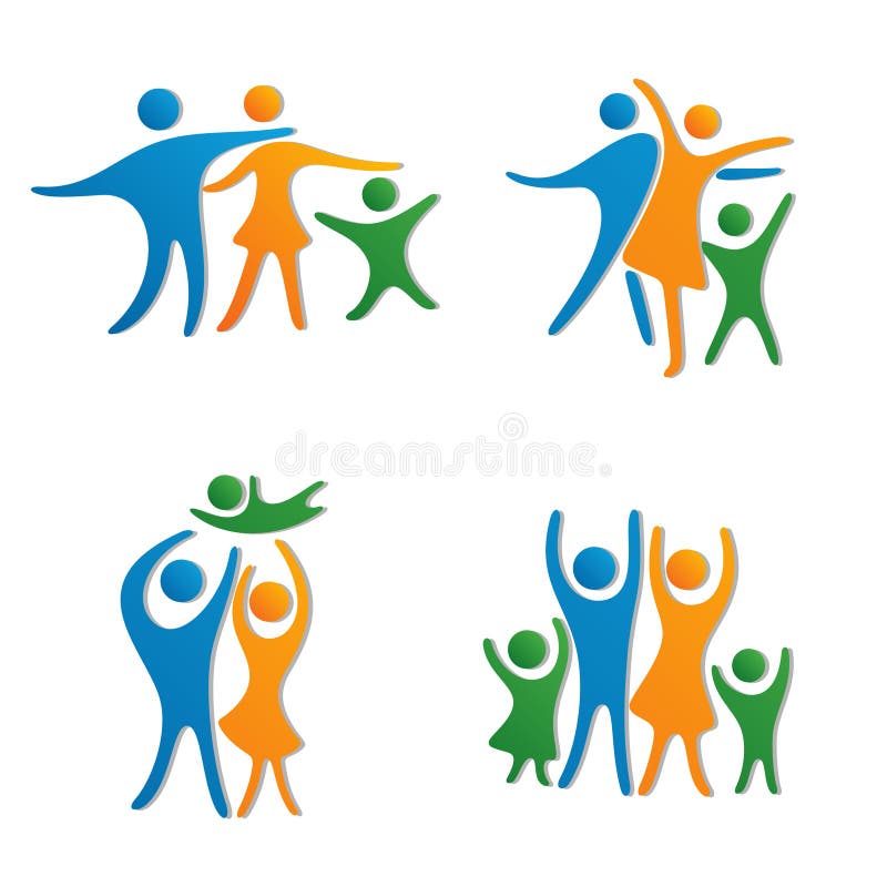 Family icons stock vector. Illustration of icons, couple - 97212633