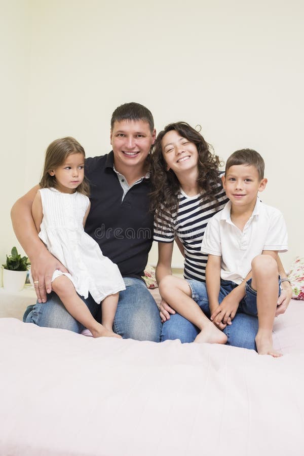 Family Ideas. Happy Caucasian Family of Two Parent and Two Kids Stock ... Family Ideas. Happy Caucasian Family of Two Parent and Two Kids Stock ...