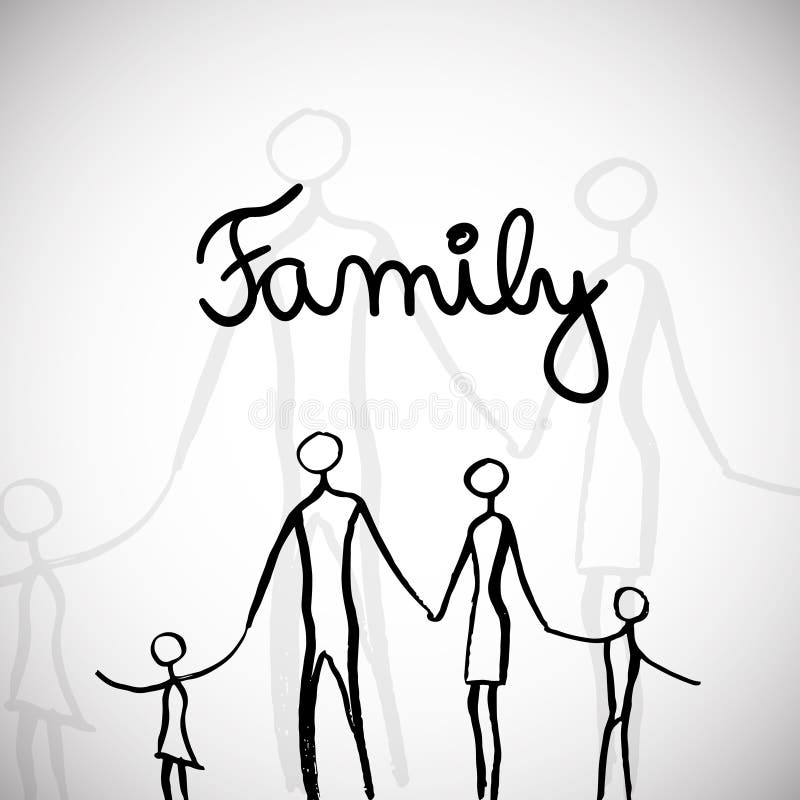 Concept of Harmony and Unity Stock Vector - Illustration of kids, pair ...