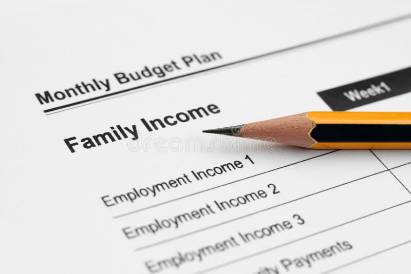 Family income stock photo. Image of budgeting, advantage - 17267640
