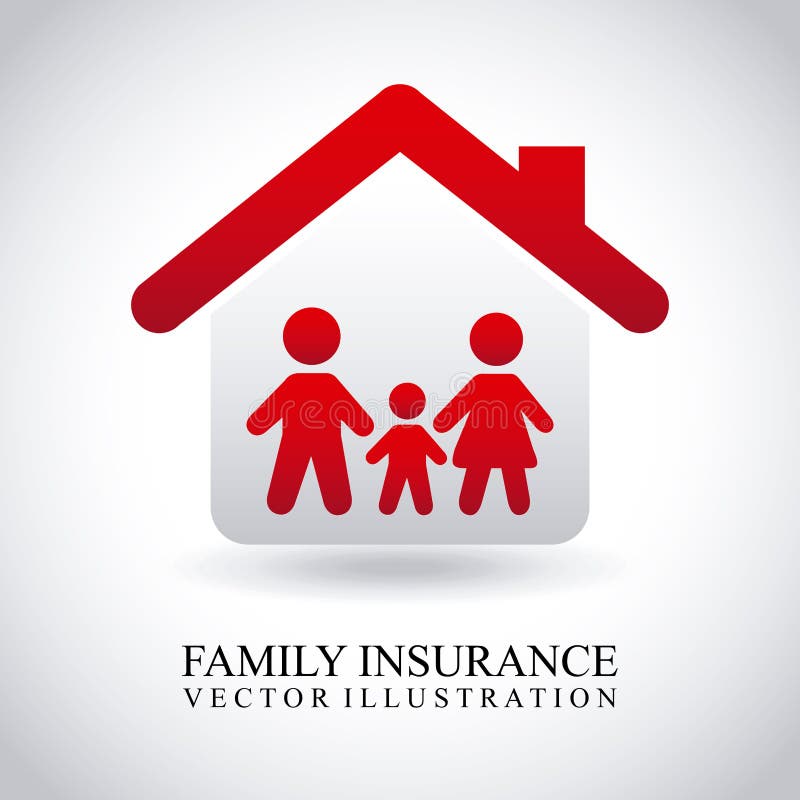 Family insurance stock illustration. Illustration of consultant - 24666180
