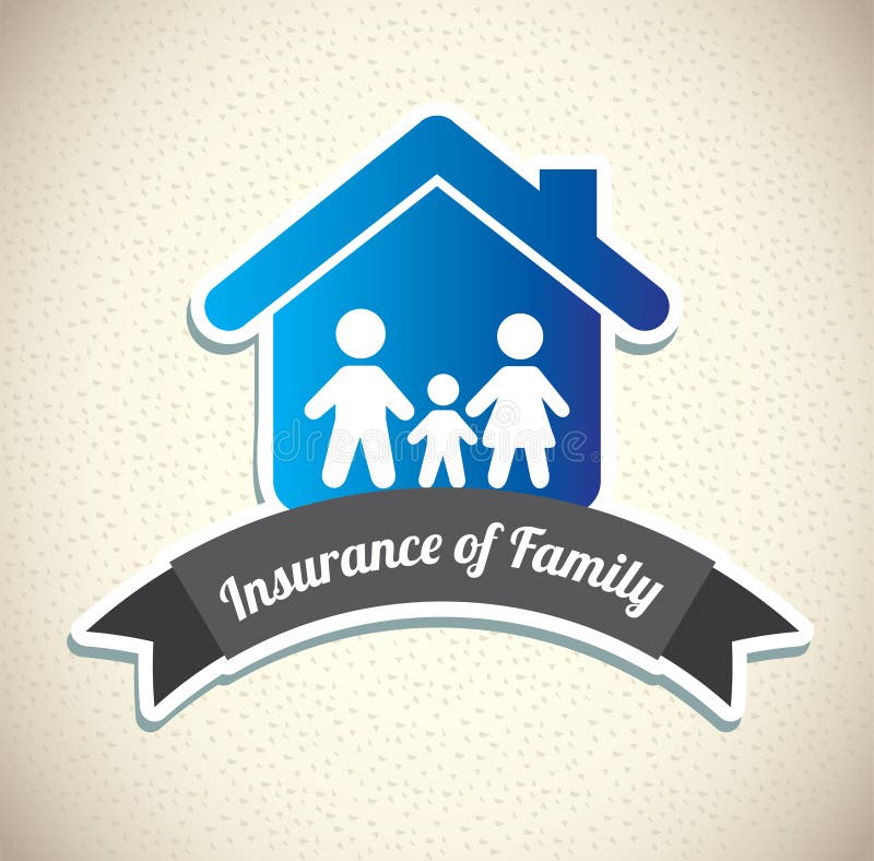 Family Insurance Vector Icon Stock Vector - Illustration of vector ...