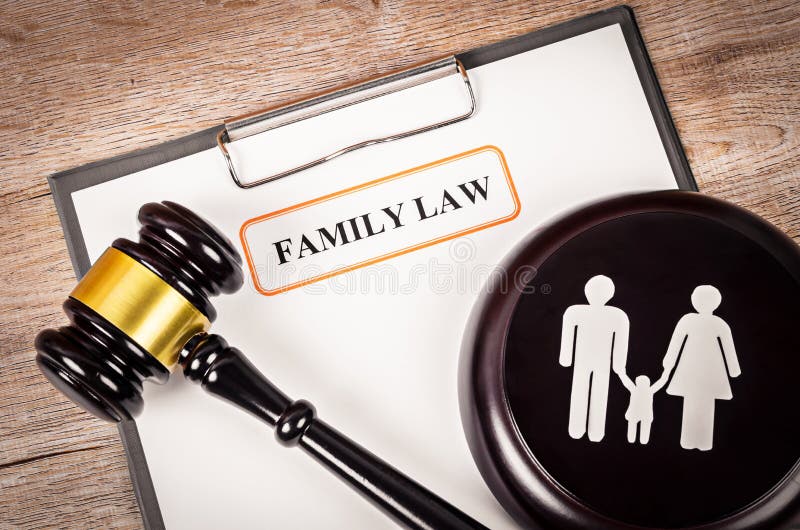 Family Law Book. Legislation and Justice Concept Stock Image - Image of ...