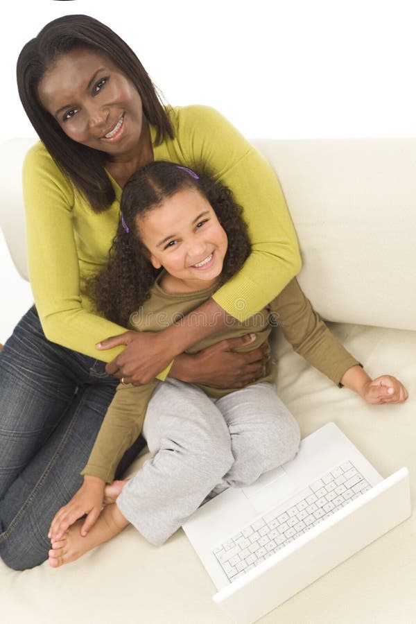 Family Computer stock photo. Image of education, blond - 5746450