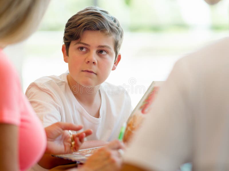 Family in library stock image. Image of floor, generation - 63861957
