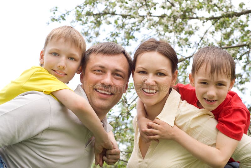 Family On A Light Picture. Image: 15154421