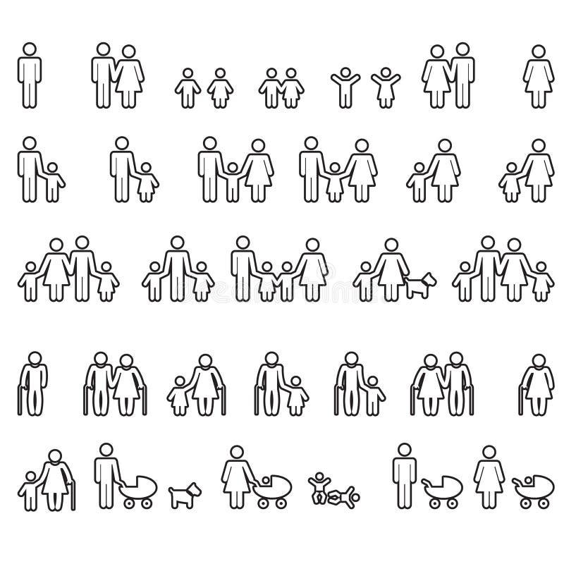 Stick Figure Couple Love Stock Illustrations – 986 Stick Figure Couple ...