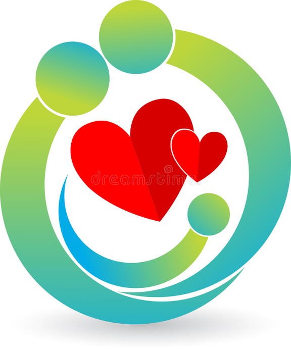 Family logo stock vector. Illustration of abstract, couple - 24246647