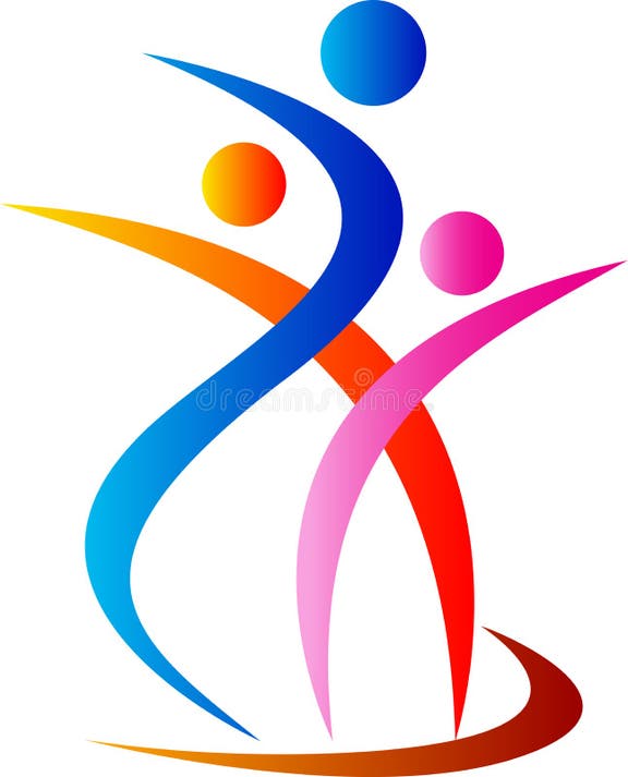 Family logo stock vector. Illustration of families, bonding - 25528611