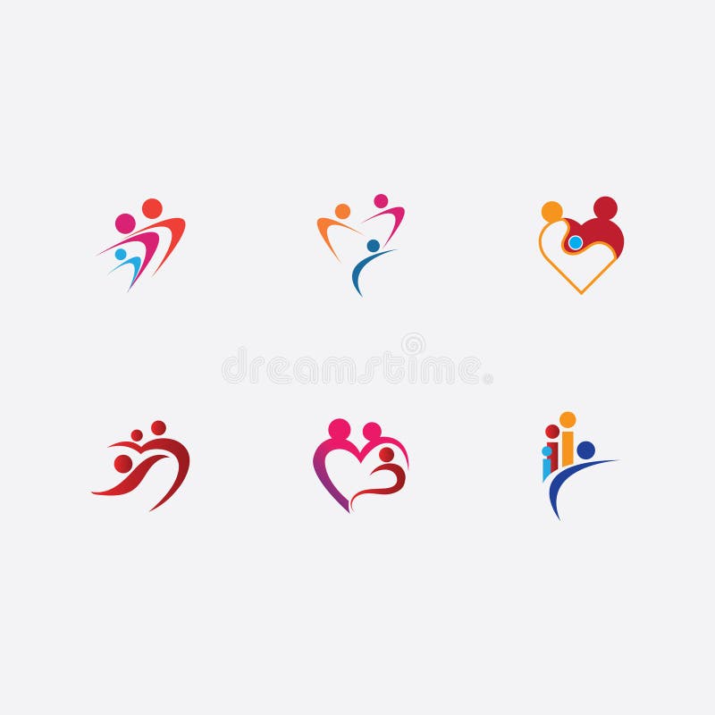 Prosperous family logo stock vector. Illustration of modern - 204227400