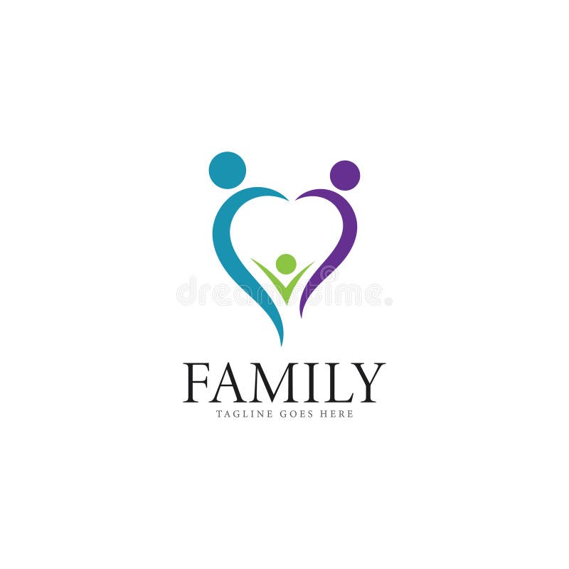 Family Logo Vector Illustration Design Template - Vector Stock ...